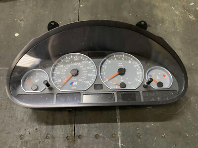 BMW E46 M3 speedometer clocks instrument cluster coupe convertible 2001 ...
