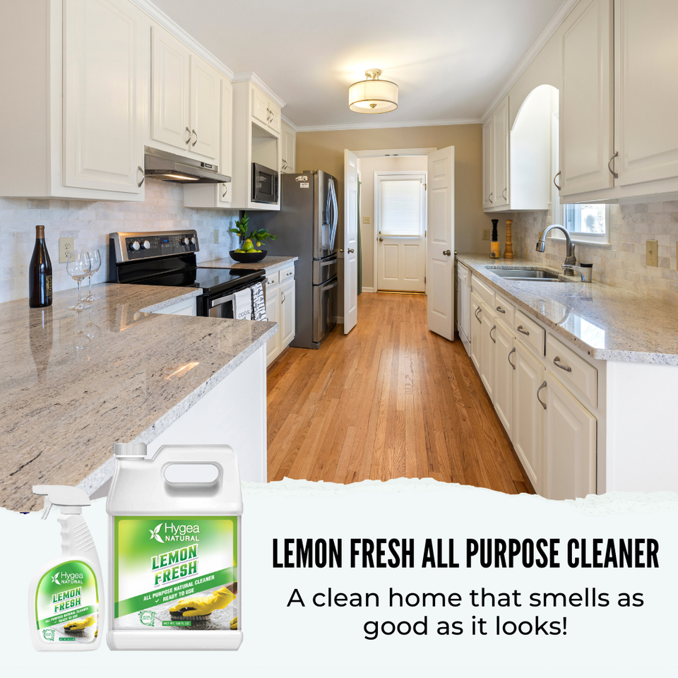 Hygea Natural Lemon Fresh - All Purpose Cleaner, Natural Home Cleaning ...