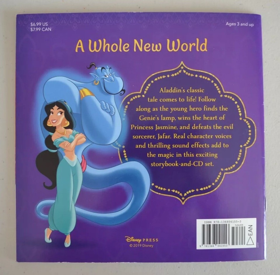 Disney Aladdin (Aladdin: Read-Along Storybook and CD), Disney Book ...
