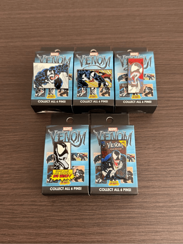 Marvel Venom Comic Panel Blind Box Enamel Pin Set of 5 | eBay