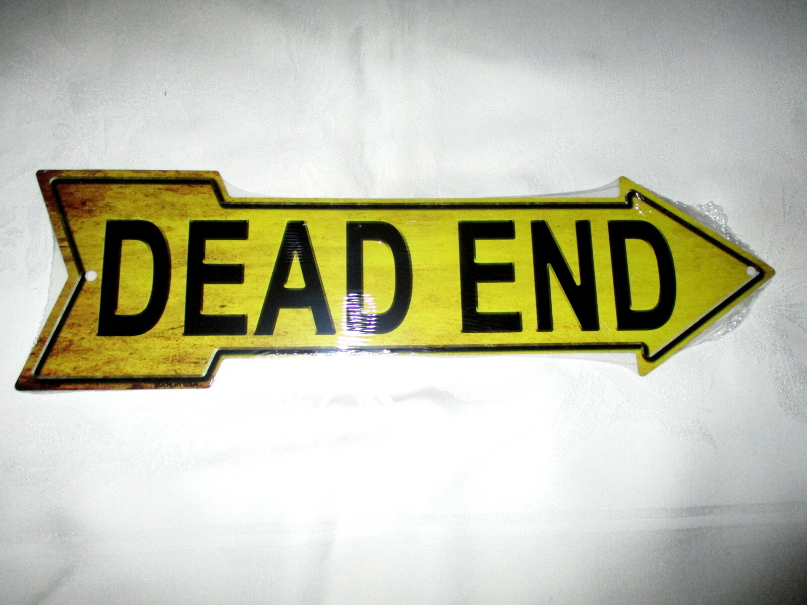 **Unique DEAD END Metal Arrow Sign #3 - NEW** | eBay