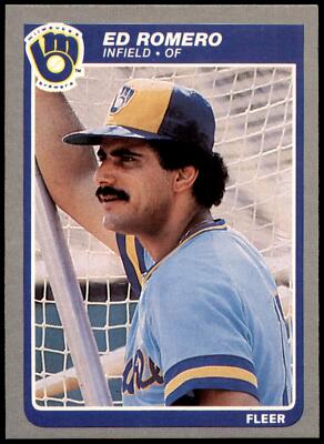 Ed Romero #593 1985 Fleer | eBay