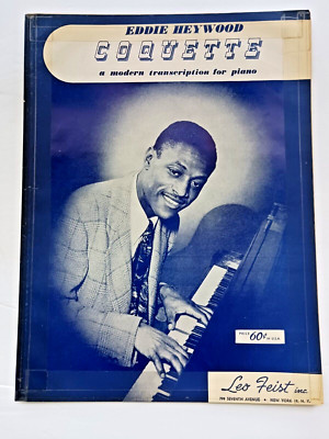 COQUETTE Piano Solo Vintage Sheet Music Transcribed By EDDIE HEYWOOD | eBay
