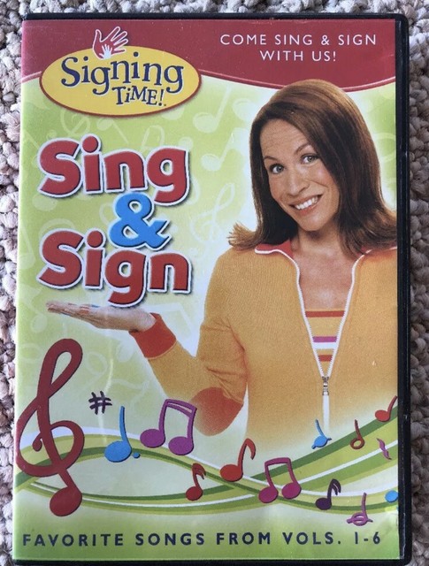 Signing Time: Sing Sign - Favorite Songs from Vols. 1-6 (DVD, 2005) for ...