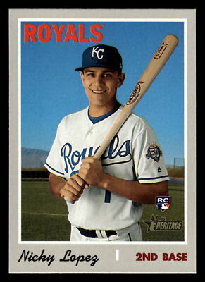 2019 Topps Heritage High Number Nicky Lopez RC Rookie #542 | eBay