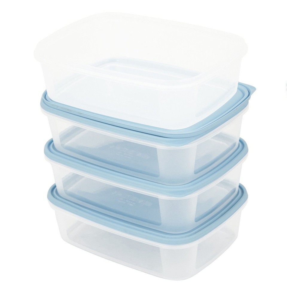 Wham Food Storage Container Lunch Box Plastic Kitchen Tub With Lid 1L ...