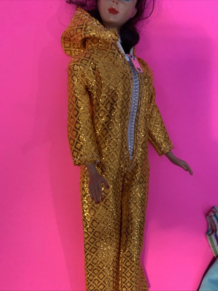 Vintage Barbie Gold Shimmering Jumpsuit Hong Kong Togs Premier | eBay