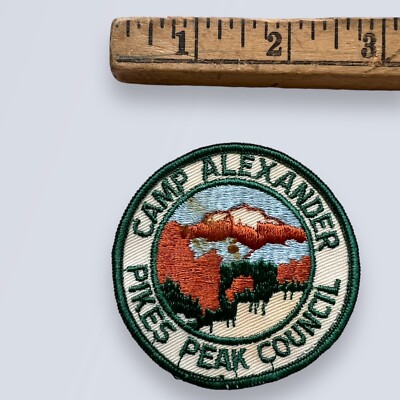 Camp Alexander Pikes Peak Council Patch BSA Boy Scouts 1970s Vintage | eBay