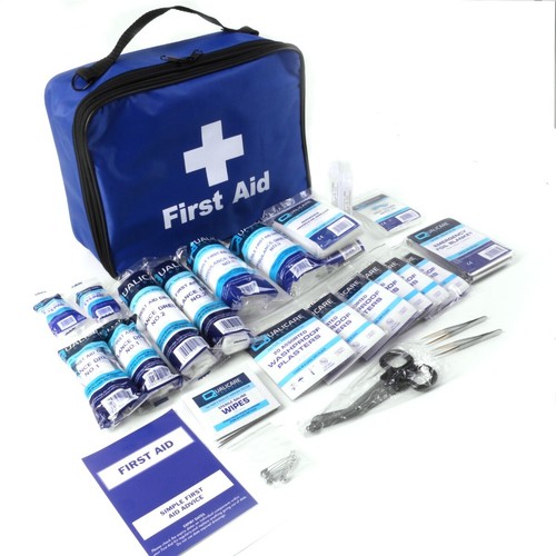 EMERGENCY GRAB BAG KIT First Aid Response Medical Carry Pouch Home ...