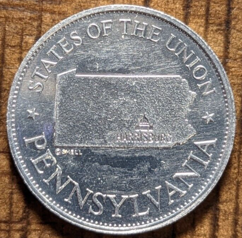 1787 Harrisburg, Pennsylvania PA 2nd State Keystone State Shell Gas ...