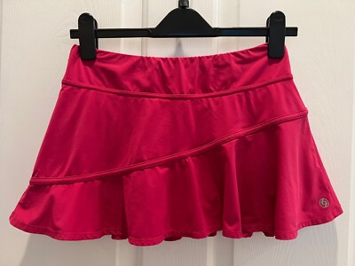 Lija $95 Woman's Pickleball Tennis Skort Sexy Skirt Raspberry Pink size ...