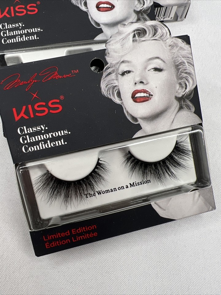 (3) KISS False Lashes Marilyn Monroe Independant Woman On A Mission One ...
