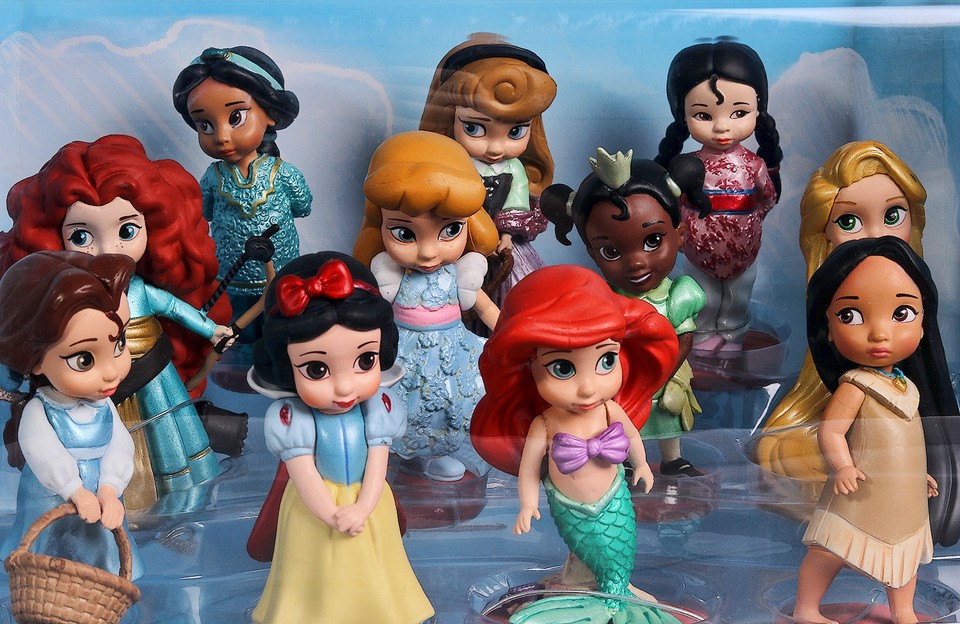 DISNEY PRINCESSES ANIMATORS COLLECTION DELUXE SET Ariel Belle Jasmine ...