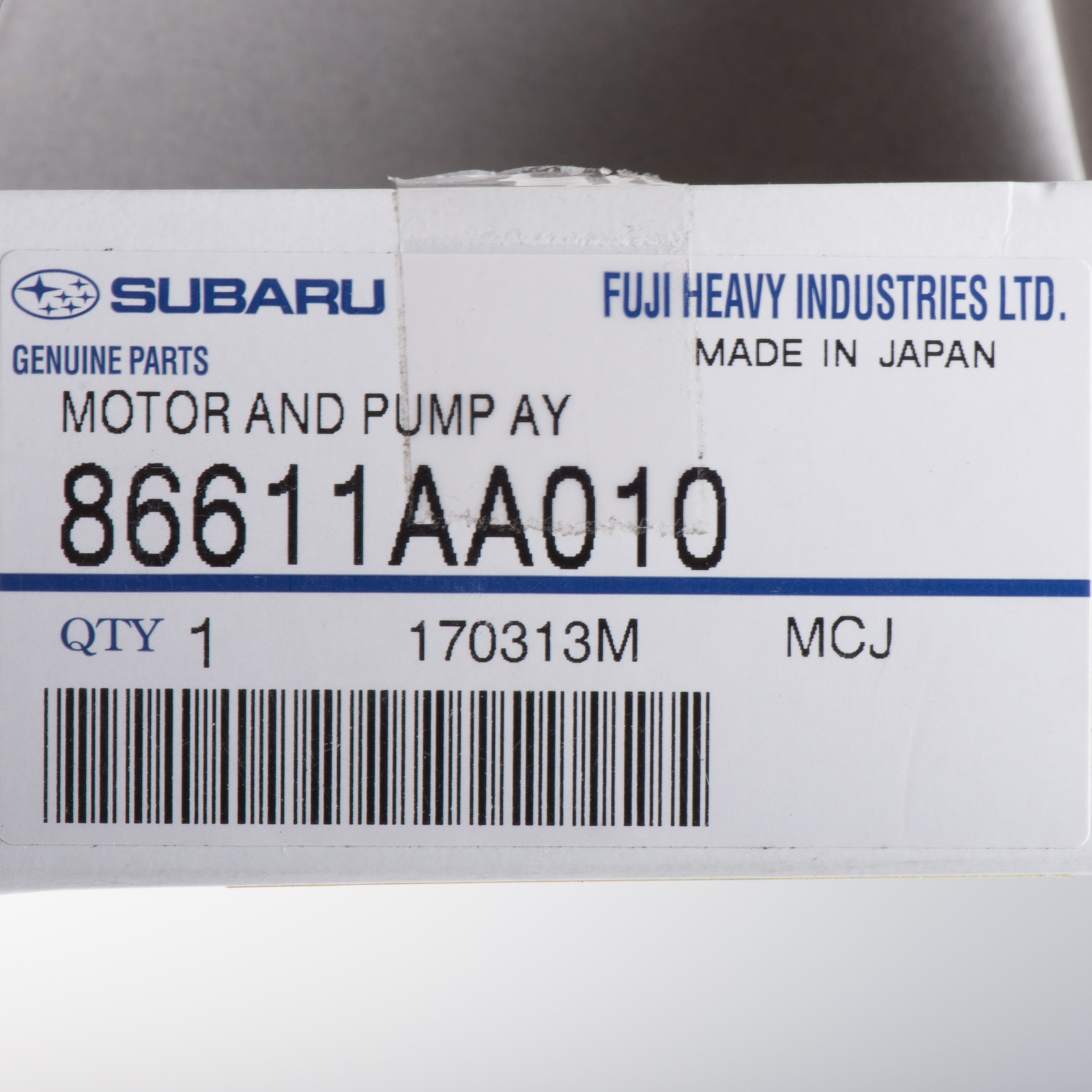 OEM 1990-2006 Subaru Front Windshield Wiper Pump & Motor Assembly NEW ...