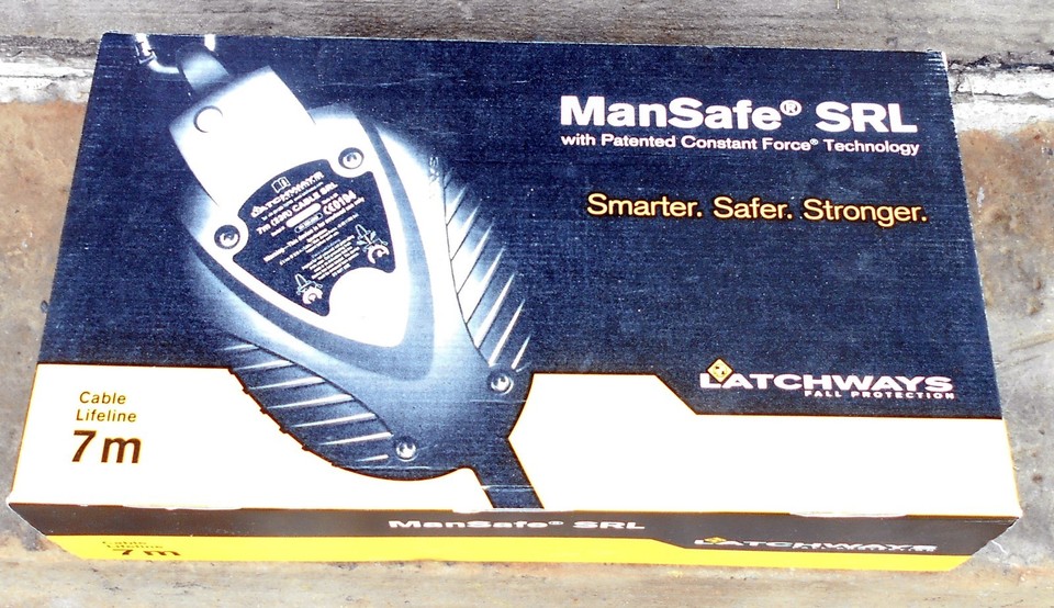 LATCHWAYS MANSAFE SRL 62407-00US STANDARD SELF-RETRACTING LANYARD | eBay