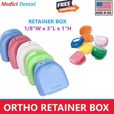 Dental Denture Box case carrier - Ortho Retainer Box - 1' Deep, Upto ...