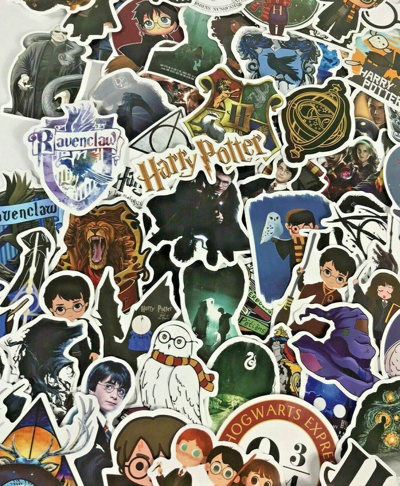 100pc Harry Potter Notebook Fantasy Wall Laptop Decal Sticker | eBay