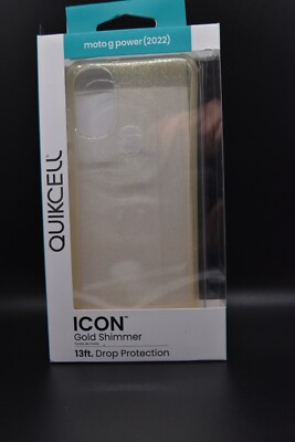 New Quikcell ICON Moto g power (2022) Case - Gold Shimmer | eBay