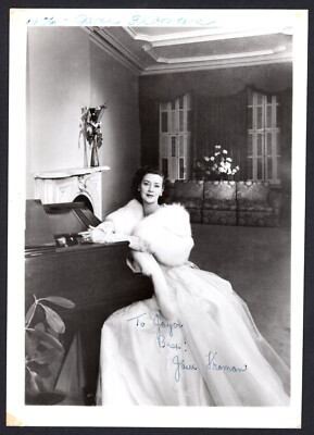 Jane Froman Actress Singer Hand Signed Autograph 5x7 Photo | eBay
