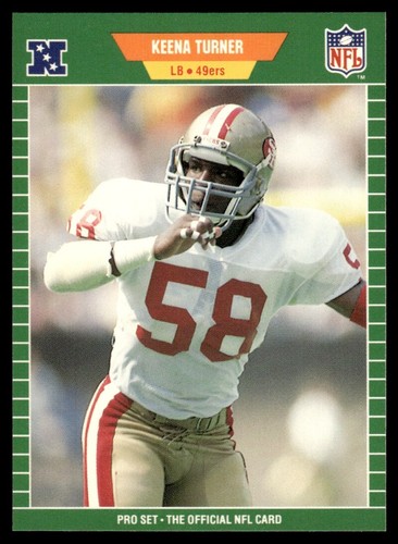 1989 Pro Set Keena Turner San Francisco 49ers #385 | eBay