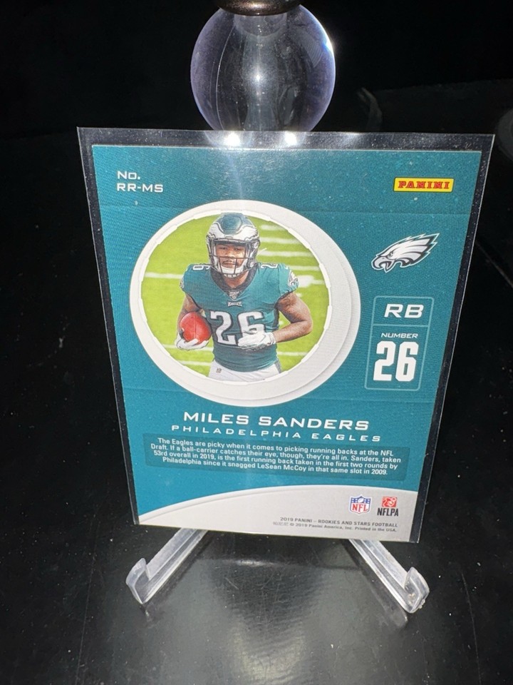 Miles Sanders 2019 Panini Rookies & Stars Philadelphia Eagles Rookie ...