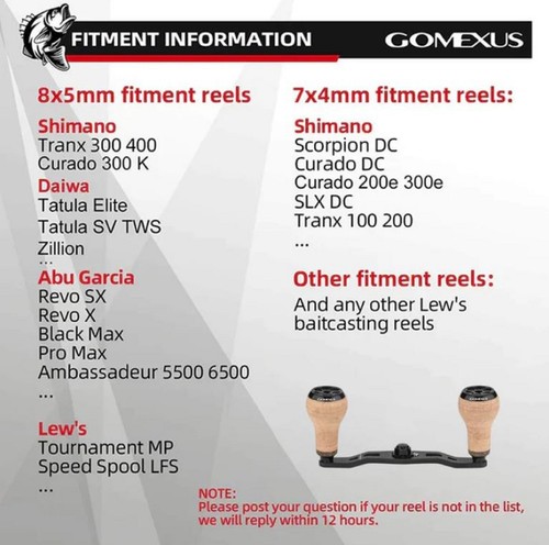 Gomexus DCS105CA27BKBK Handle Carbon Cork 105mm 7x4mm Shimano (9799) | eBay