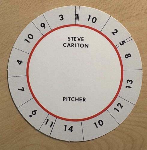 Steve Carlton Vintage 1970’s Cadaco All-Star Baseball Game Disc Card | eBay