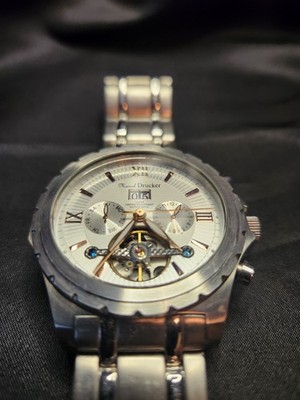 MARCEL DRUCKER SS AUTOMATIC CHRONOGRAPH WATCH | eBay