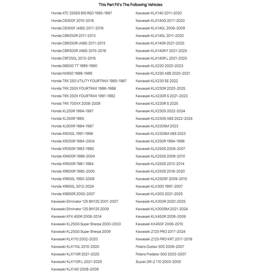 Neutron Oil Filter For KAWASAKI KLX300SM 2021-2024 | eBay