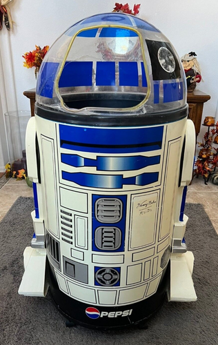 Star Wars R2-D2 ~ Iceman Pepsi Store Display 50" Cooler ~ Signed Kenny ...