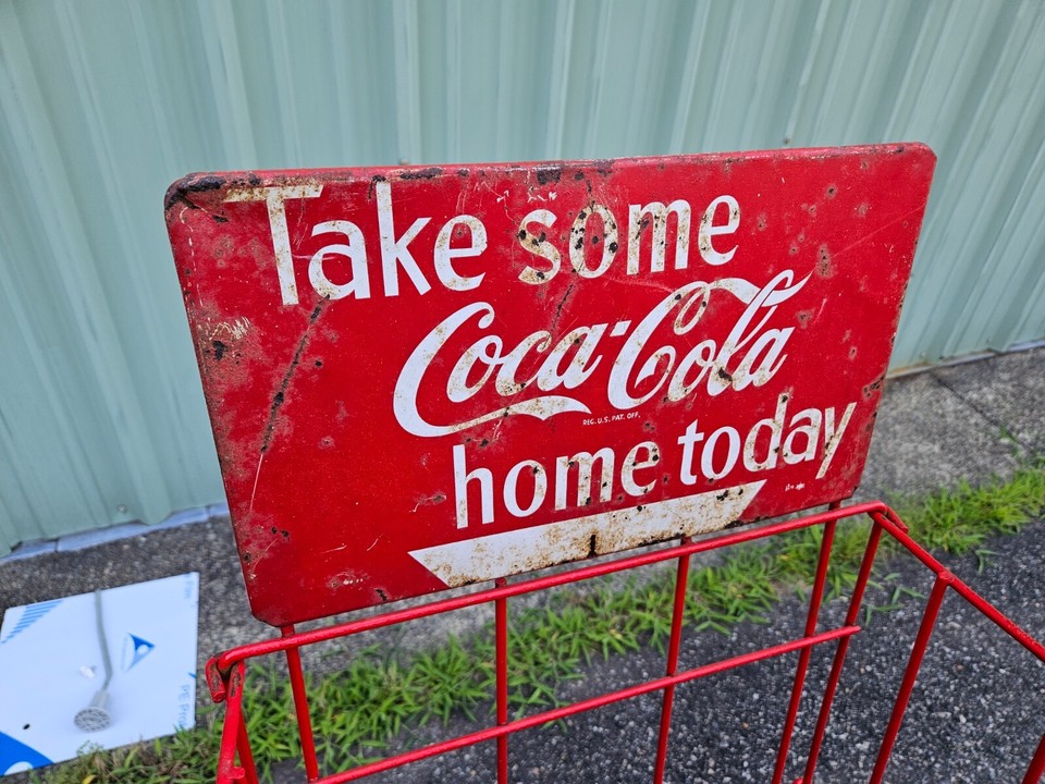 Take Some Coke Coca Cola home today soda bottle crate rack display ...