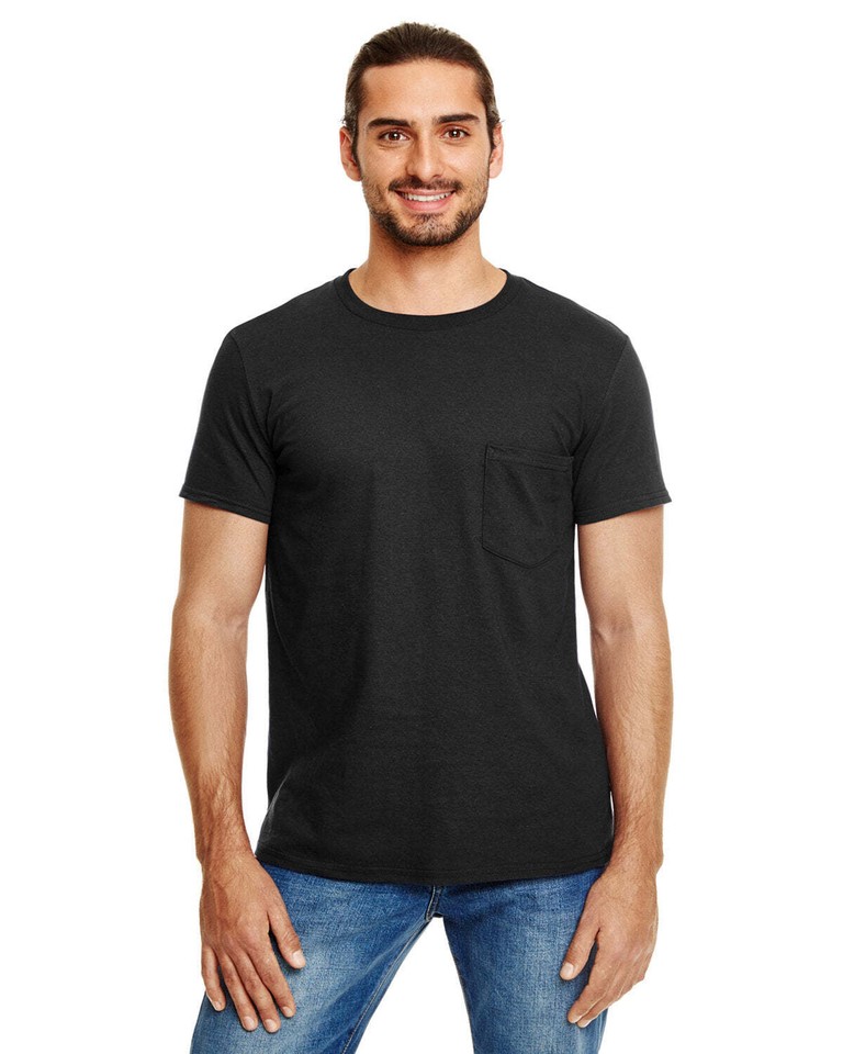 5-Pack Anvil 983 Men's Adult Lightweight Pocket T-Shirt, Small | eBay