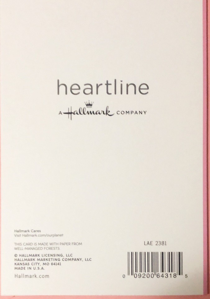 Happy Birthday Daughter Dreams Happiness 5”x7” Hallmark Heartline ...