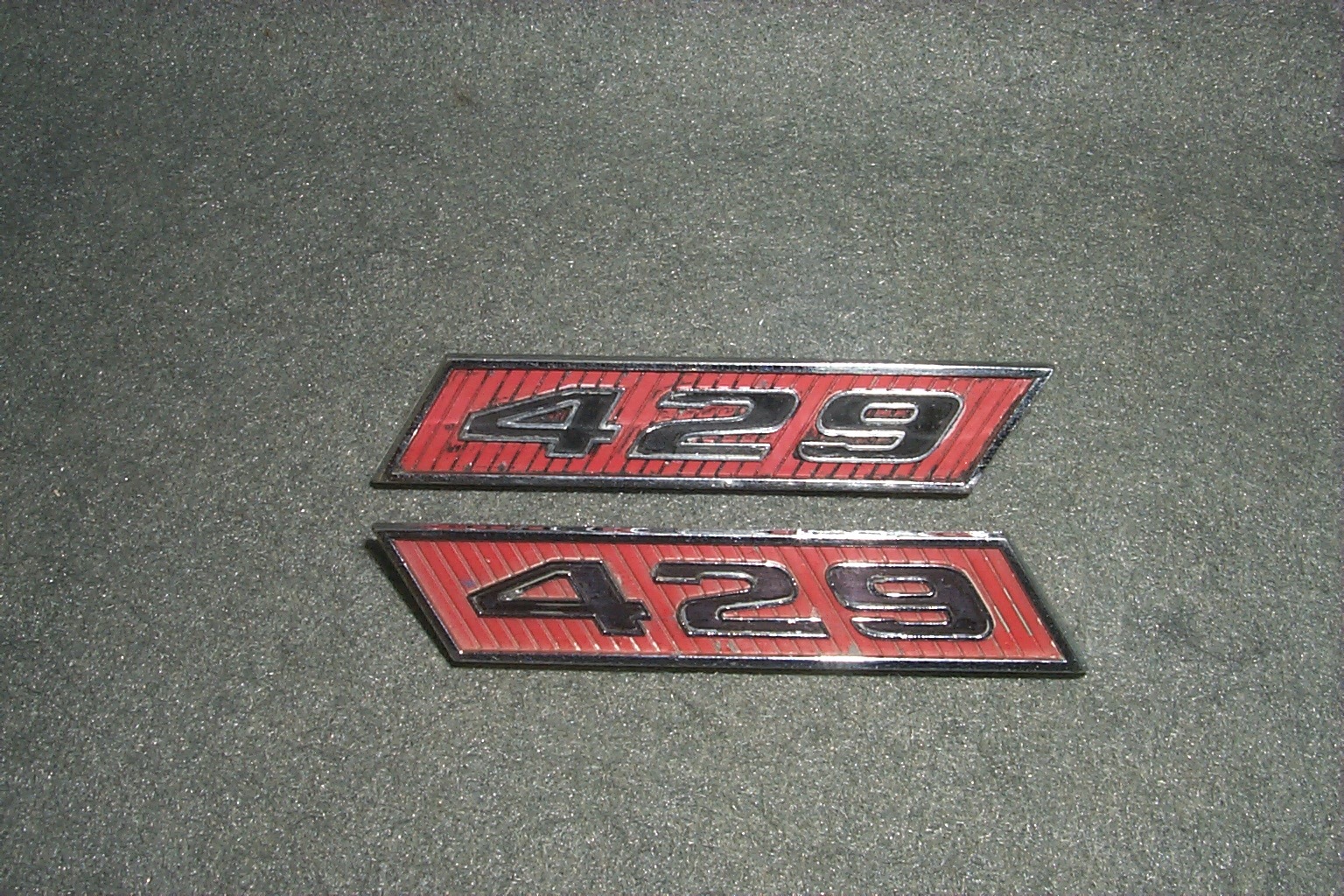 429 Engine Badges 70 Mercury Cyclone Spoiler-Montego Emblems 1970 Cobra ...
