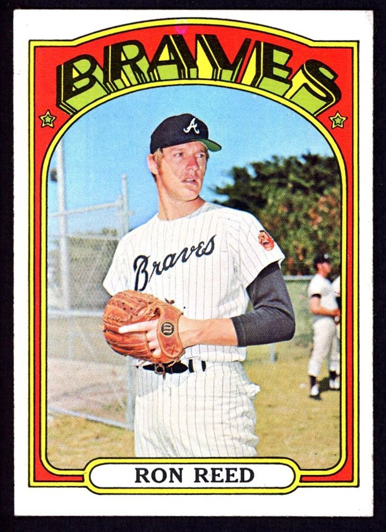 1972 Topps #787 Ron Reed - Atlanta Braves - EXMT - ID097 | eBay