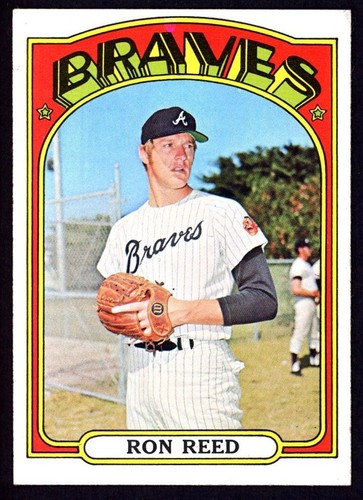 1972 Topps #787 Ron Reed - Atlanta Braves - EXMT - ID097 | eBay