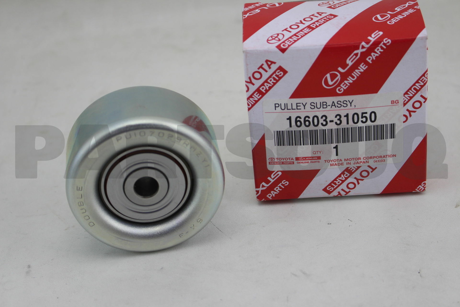 1660331050 Genuine Toyota Pulley Sub-Assy Idler No 1 | 16603-31050 ...