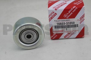 1660331050 Genuine Toyota PULLEY SUB-ASSY, IDLER, NO.1 16603-31050 | eBay