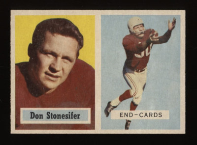 1957 Don Stonesifer Topps Football #38 *NICE* EX-MT Invest NOW | eBay