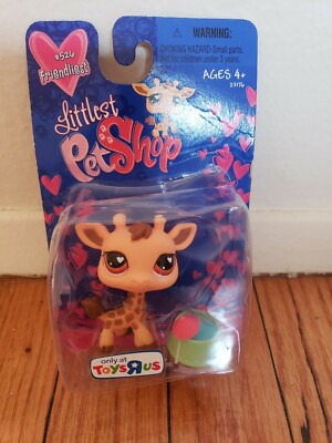 LITTLEST PET SHOP GIRAFFE FIGURE #526 LPS TOYS R US EXCLUSIVE 2007 ...