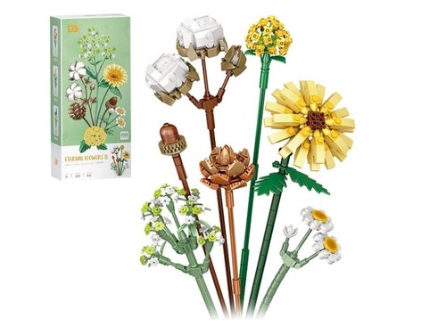 Flower Bouquet Building, Artificial Flowers, DIY Unique Creative ...
