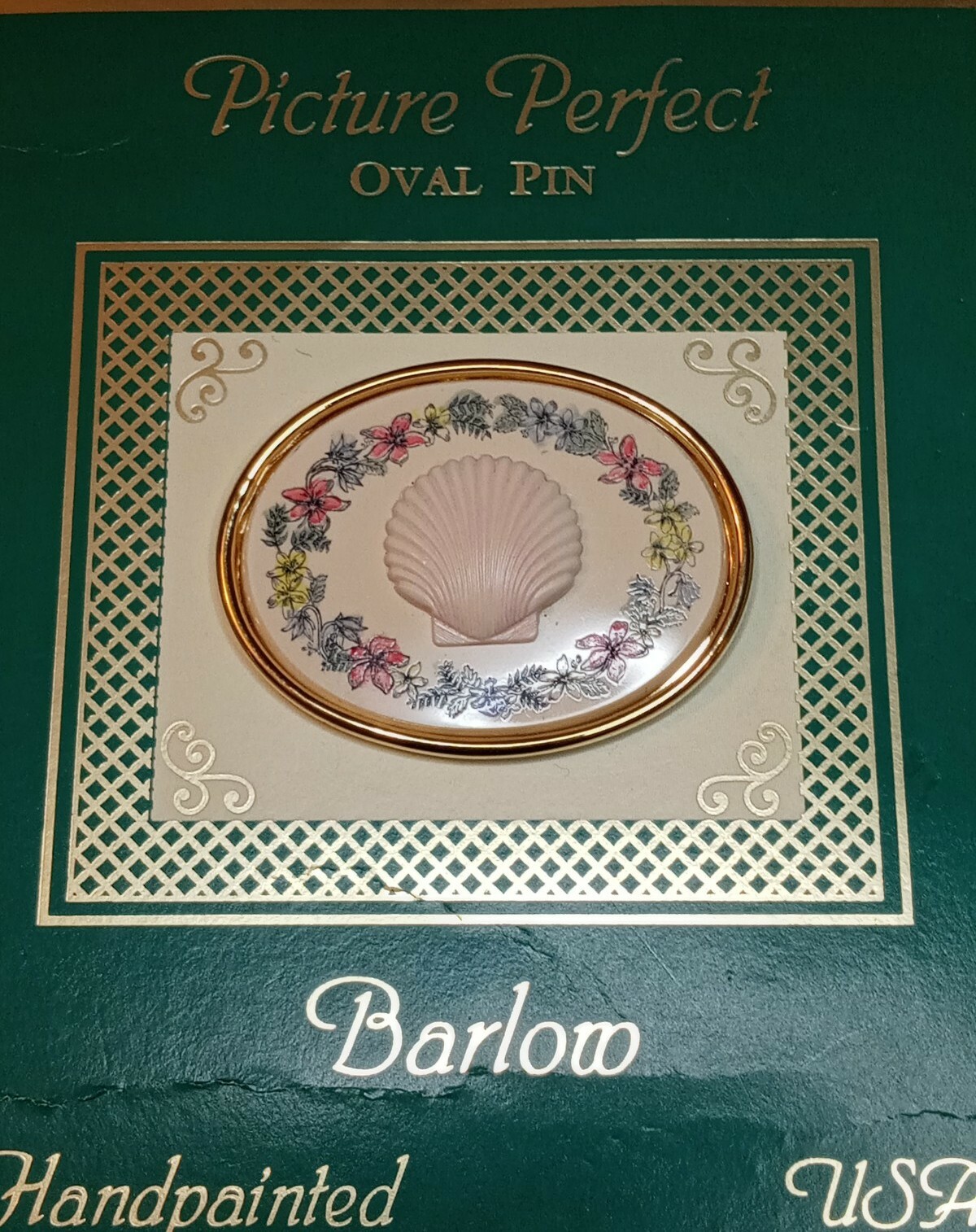 "Rare" Vintage "Handmade"👀 Barlow Designs Picture Pe… - Gem