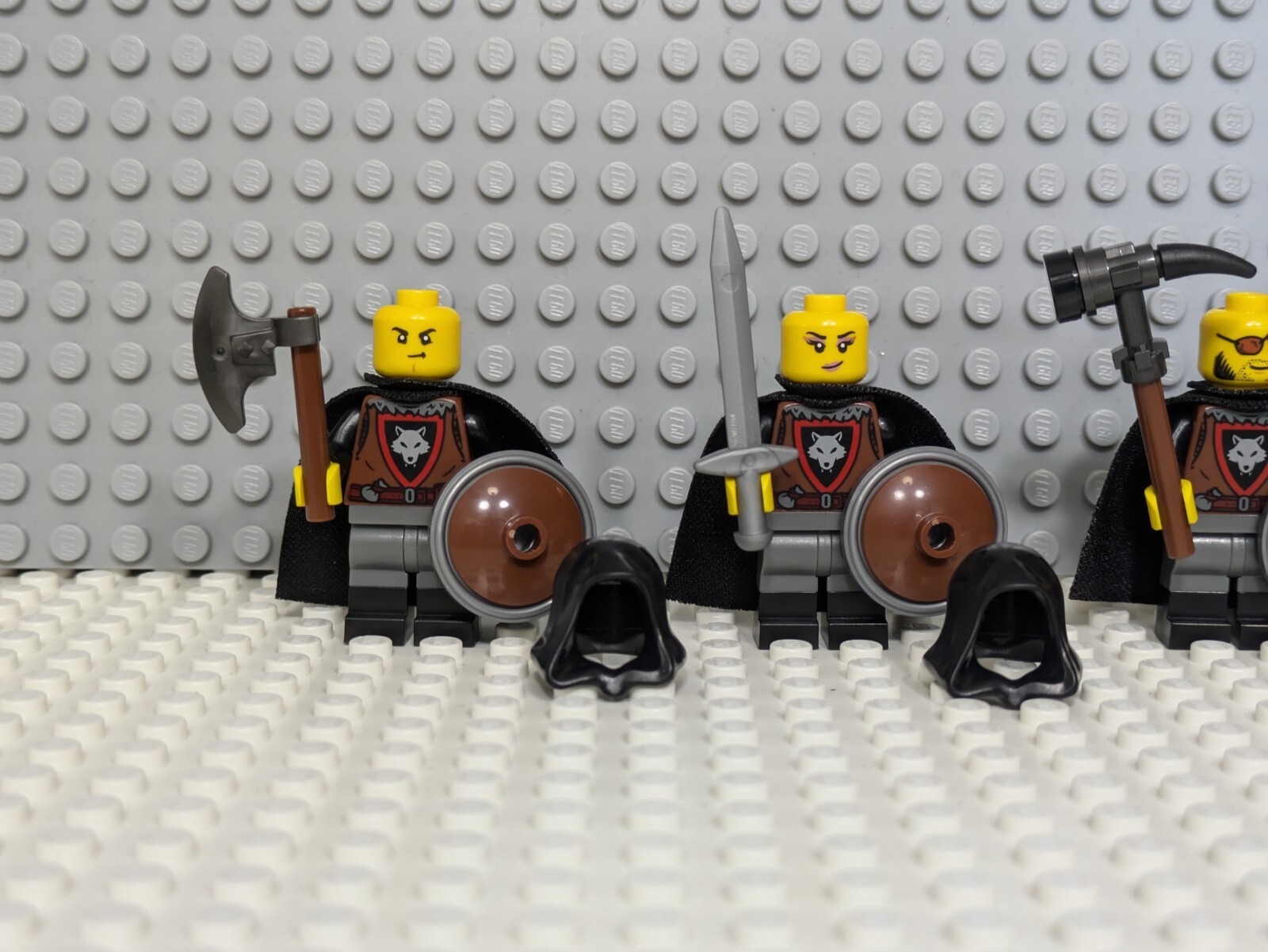 LEGO Wolfpack Caped Melee & Shield Minifigures MOC | eBay