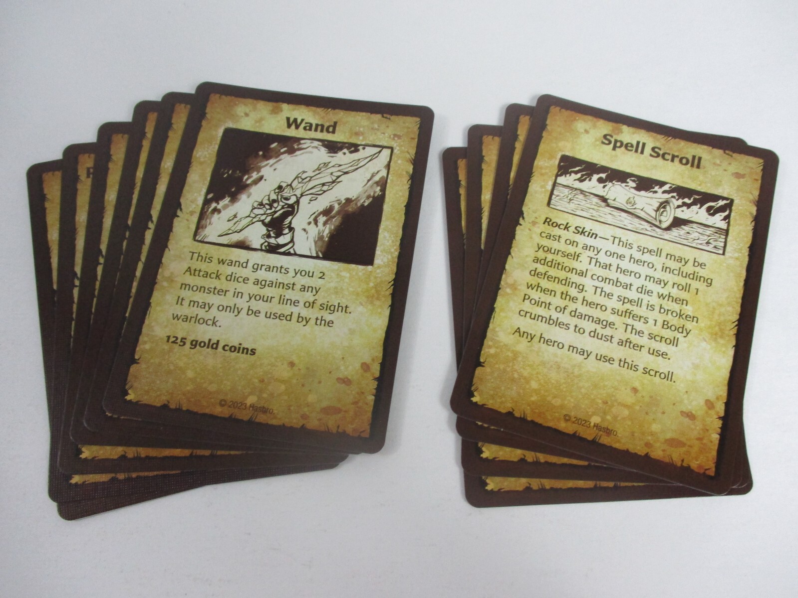 HEROQUEST Prophecy Of Telor ARTIFACT & EQUIPMENT CARDS Avalon Hill NEW ...