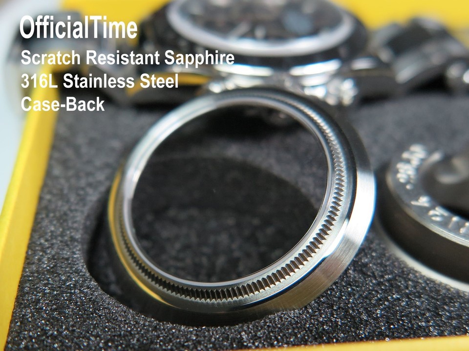 OT Scratch Resistant Sapphire Transparent Case-Back for Rolex Datejust ...