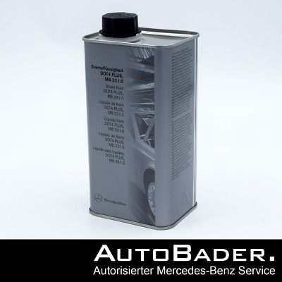 Original Mercedes Bremsflüssigkeit DOT4 Plus MB 331.0 1 Liter ...