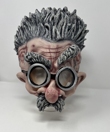 VTG 2002 Disguise Inc Half Mask Mad Scientist Exposed Brain Goggles ...