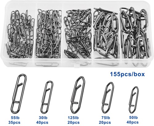 Fast Fishing Power Clips Stainless Steel Clip Connector Quick Change ...