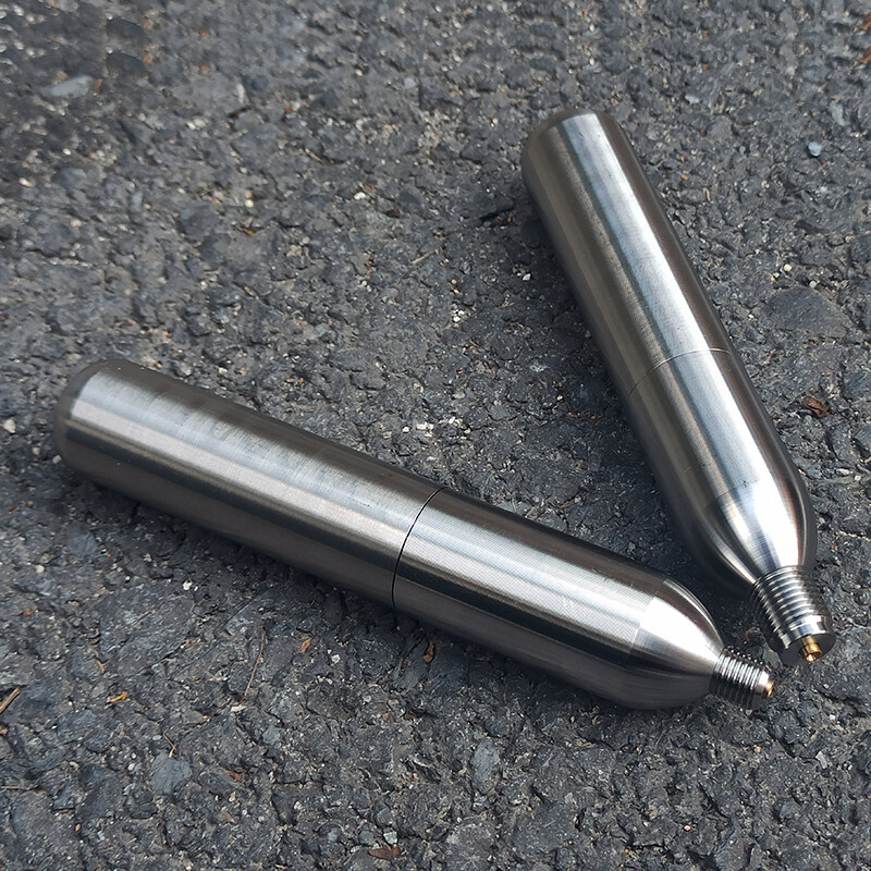 33g CO2 Cartridge set 3/8-24UNF 1/2-20UNF Threaded for Life Jacket ...