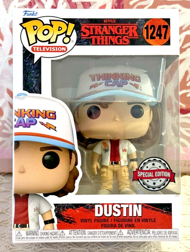 FUNKO POP VINYL STRANGER THINGS DUSTIN #1247 SPECIAL EDITION | eBay ...